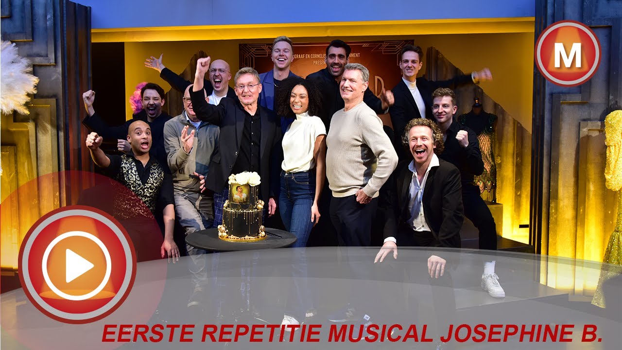De cast van de musical Josephine B. start de repetities - YouTube