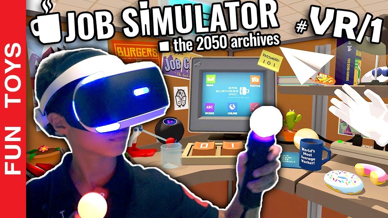 NOVA SÉRIE!!! Jogando VR pela primeira vez!! Começamos com JOB ...