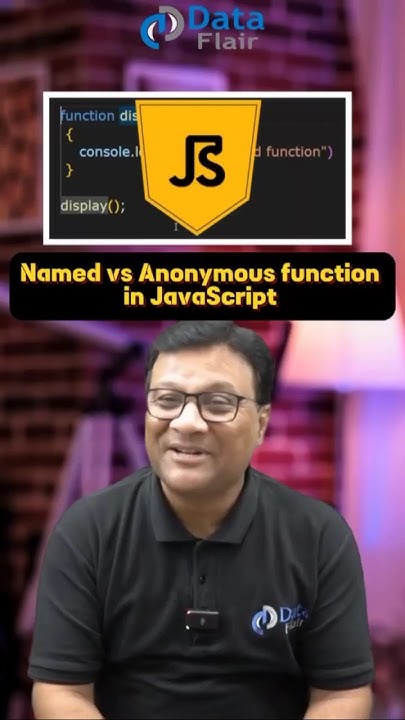JavaScript Interview Question: Named vs Anonymous functions #tech #shorts - YouTube