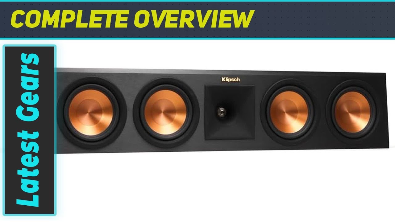 Klipsch RP-450C: Best Center Channel Speaker for Dynamic Sound - YouTube