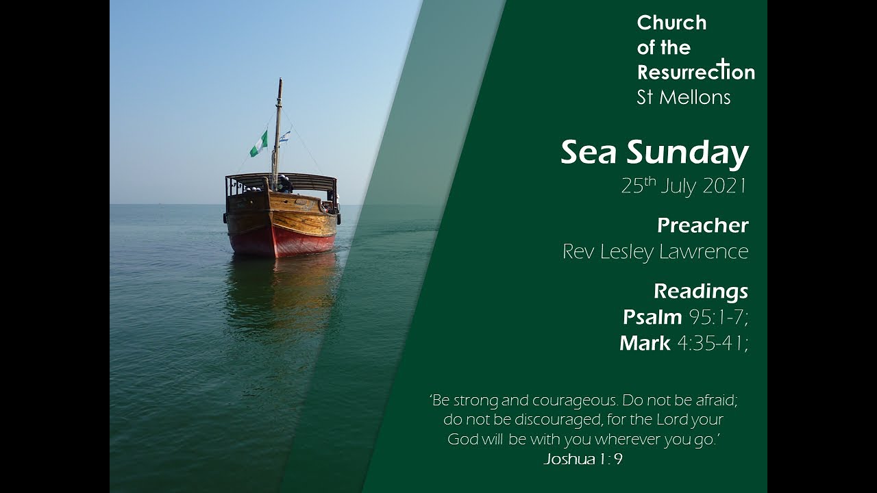 Sea Sunday Morning Worship 25th July 2021 - YouTube