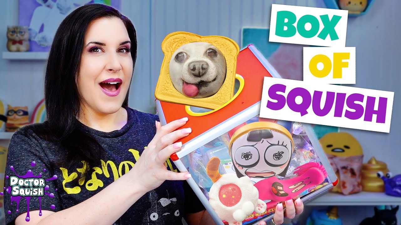 BOX OF SQUISH! Wedgie Man and Other Weird Squishies! - YouTube