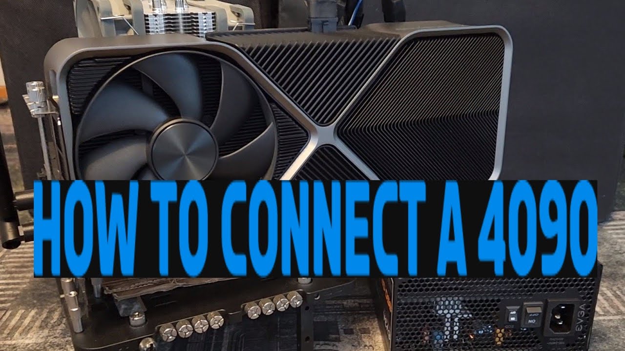 How to connect a rtx 4090 into an older psu, 4090 install guide! - YouTube
