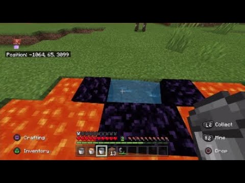 How To Build A Fast Nether Portal - Minecraft - YouTube