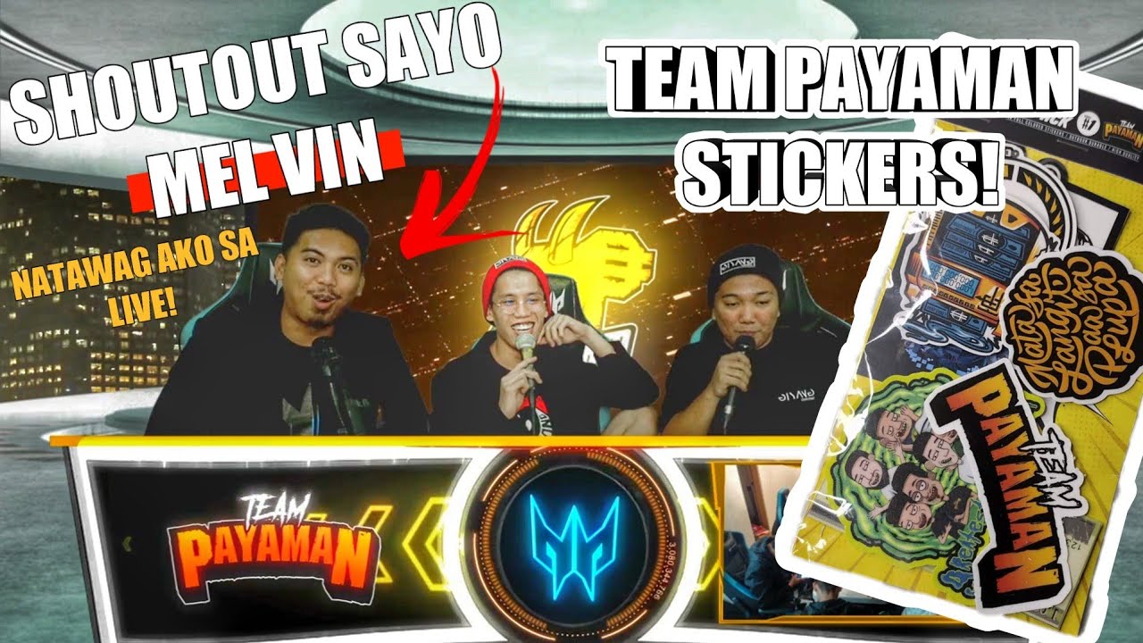 CONG TV MARAMING SALAMAT | TEAM PAYAMAN STICKER | Melvin Malagueño ...