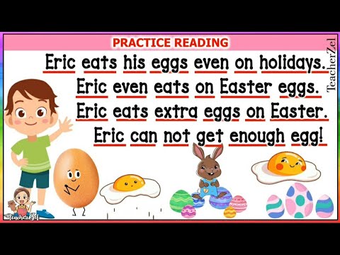 ERIC EATS EGGS (ALPHABET STORIES) @teacherzel - YouTube