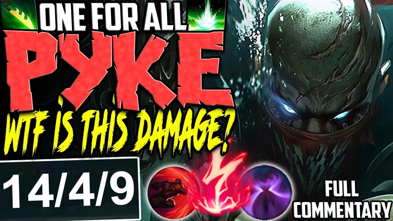 ONE FOR ALL PYKE | WTF IS THIS DAMAGE? THIS MODE IS MADNESS | 5 PYKE VS ...