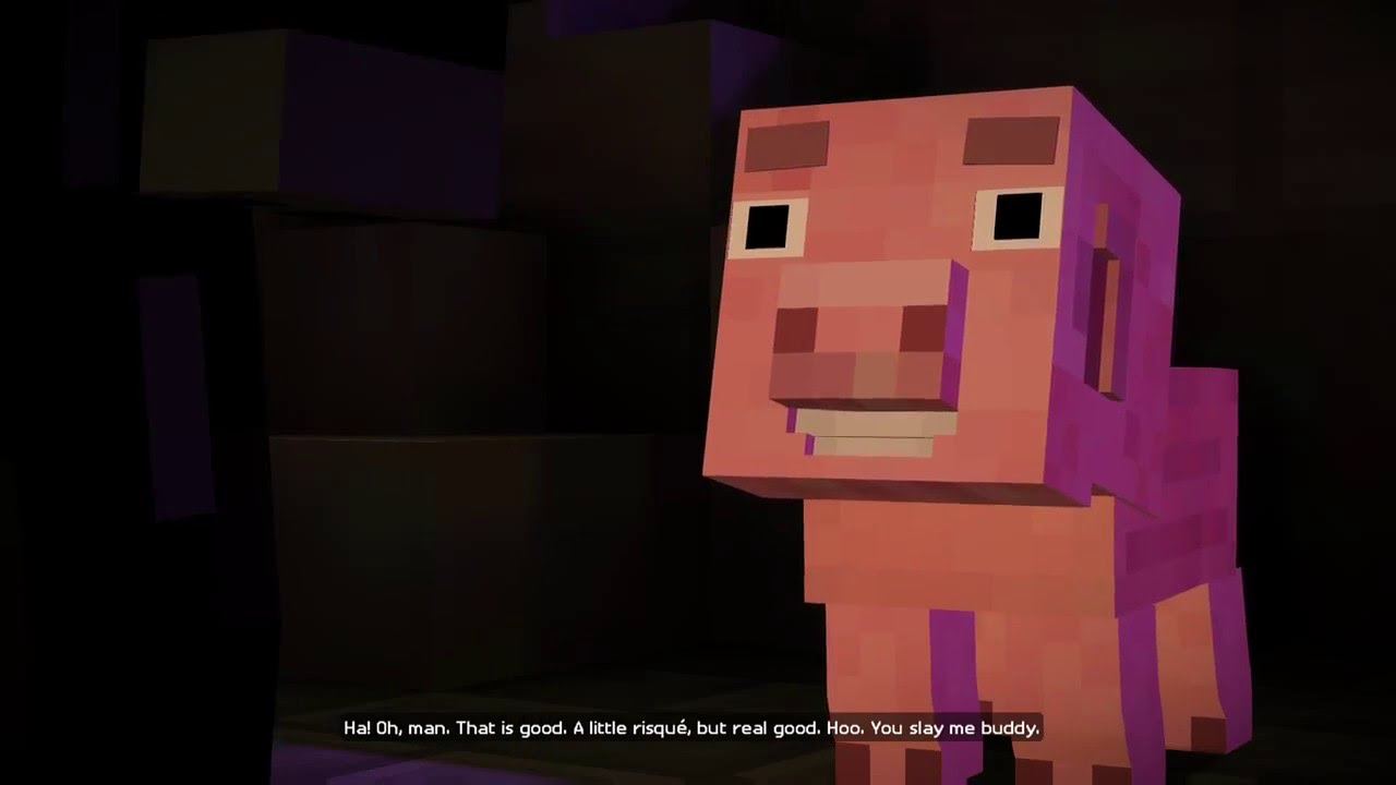 Minecraft: Story Mode Reuben's Joke - YouTube