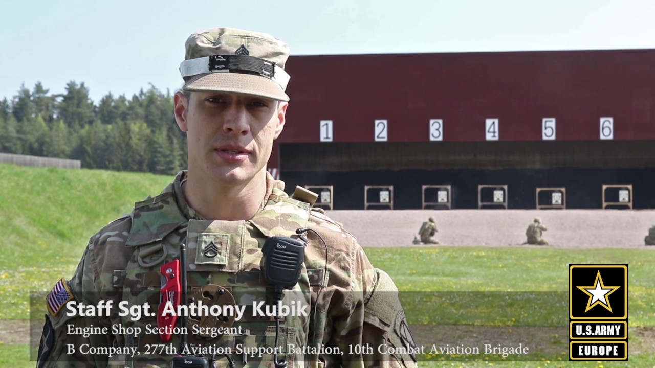 277th Aviation Support Battalion aims for readiness at the range - YouTube
