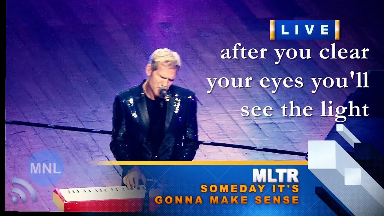 [KARAOKE] SOMEDAY IT'S GONNA MAKE SENSE (MLTR) Momentum Live MNL - YouTube