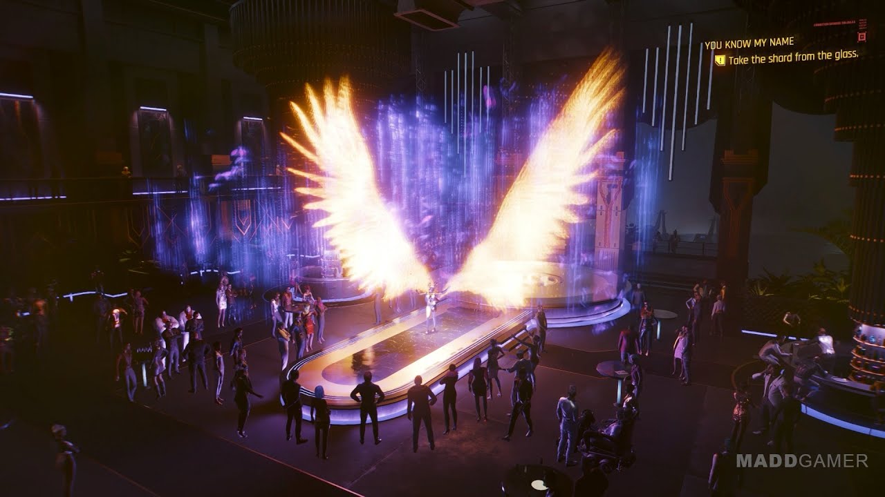 The Black Sapphire full light show - Cyberpunk 2077: Phantom Liberty ...