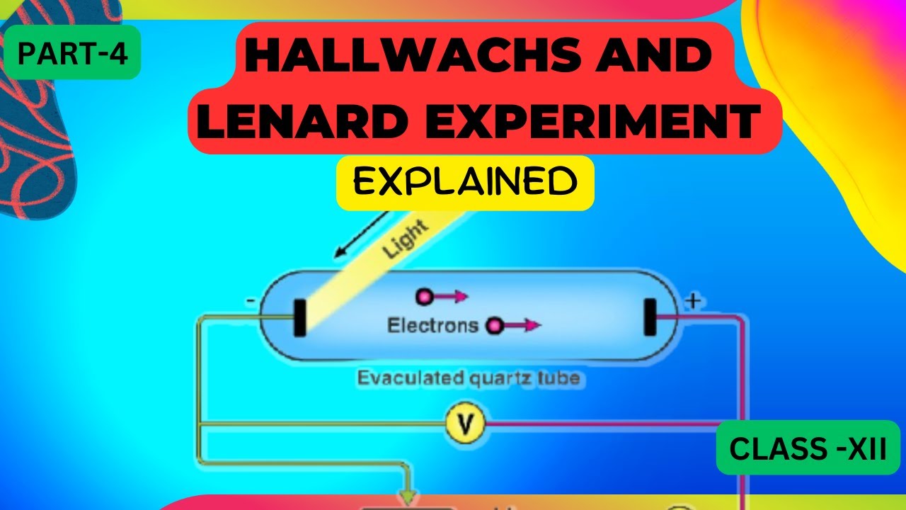 hallwachs and lenard experiment class 12 explained in hindi | Dual ...