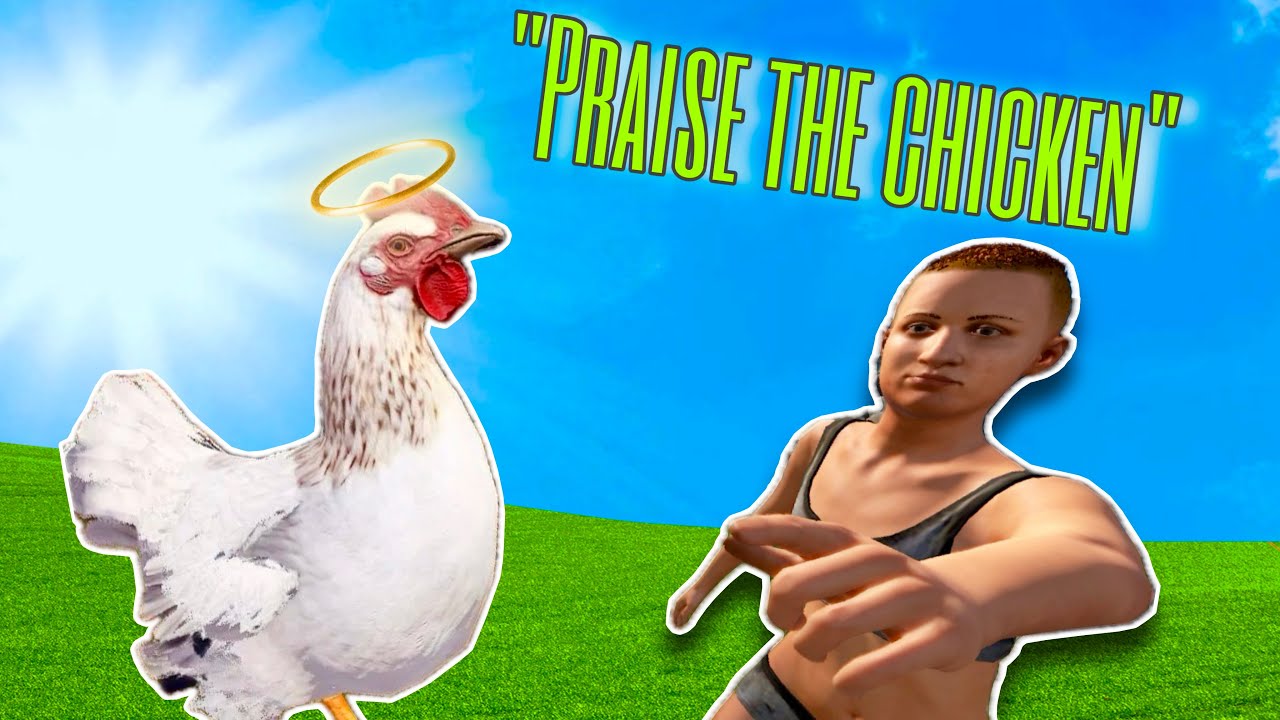 We started a chicken cult in RUST! - YouTube