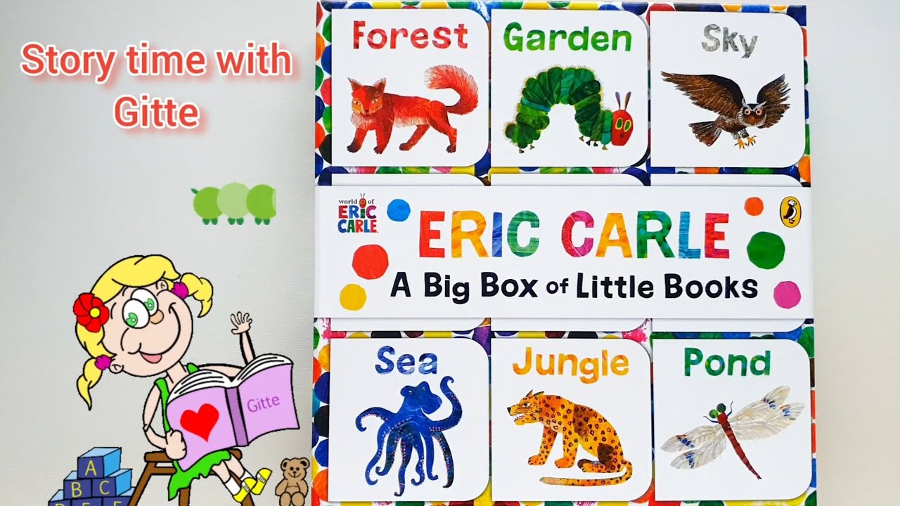 Read Aloud A Big Box of Little Books by Eric Carle | First Words for ...