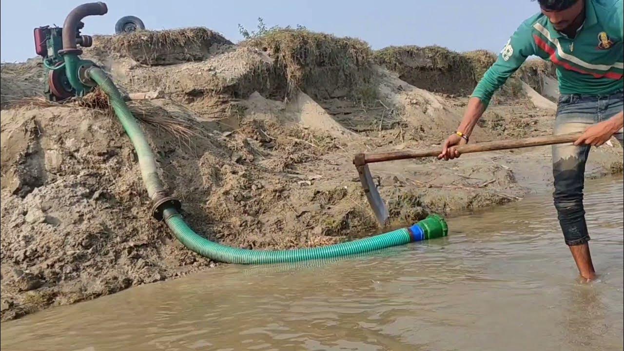 How To Setup For Diesel Engine Waterpump Set Machine Ground Water ll Pani Wala Engine Pump ...