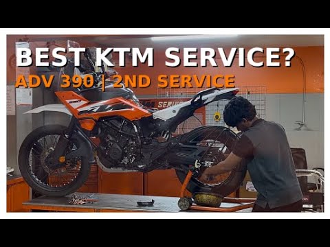 KTM Adventure 390 Second Service | Best KTM Service Center in Bangalore ...