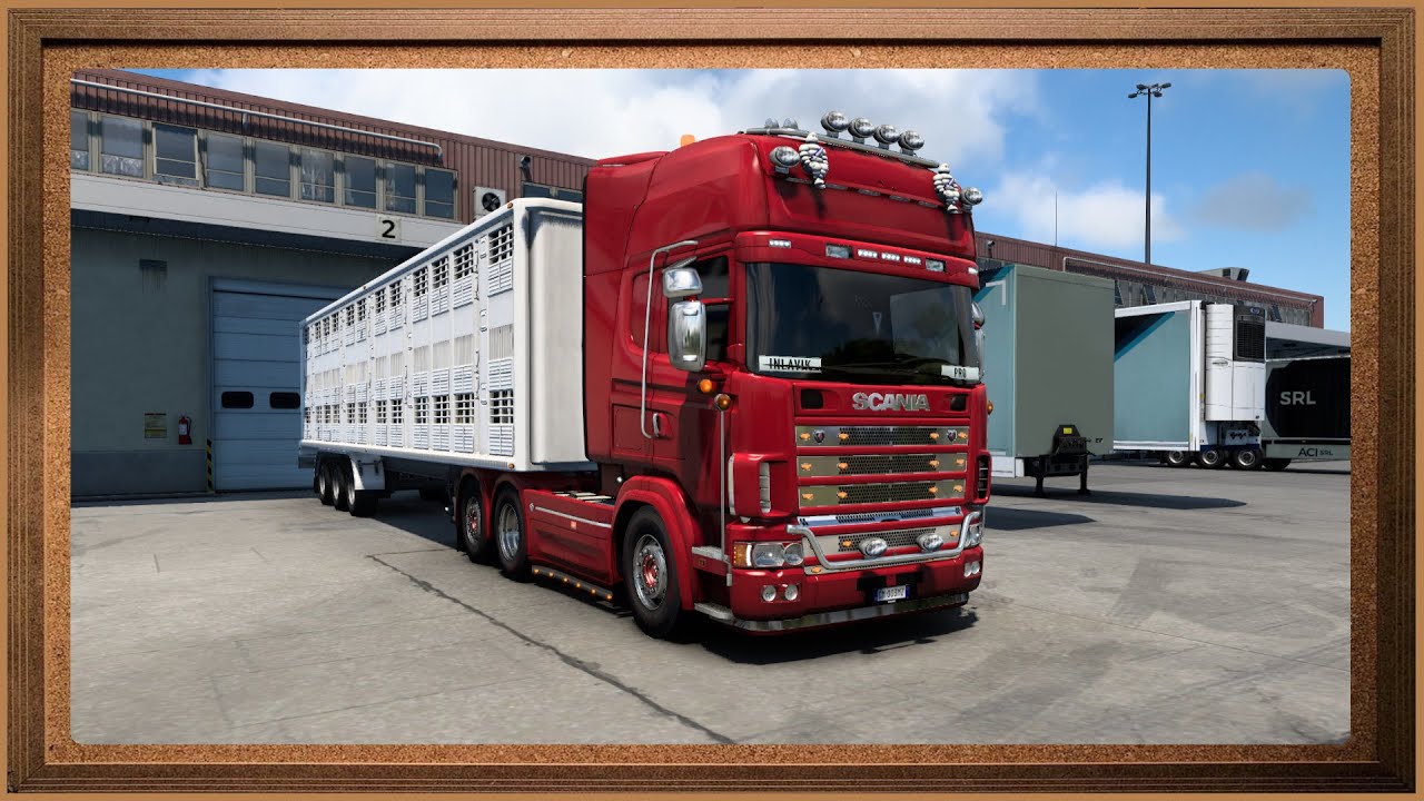 Scania R 4-series.Transportation of cows / Перевозка коров.#ETS2# ...