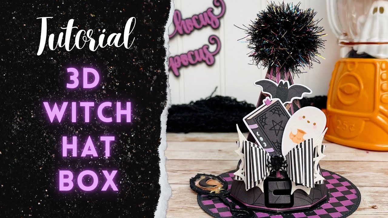 Witch Hat Gift Box Tutorial - YouTube