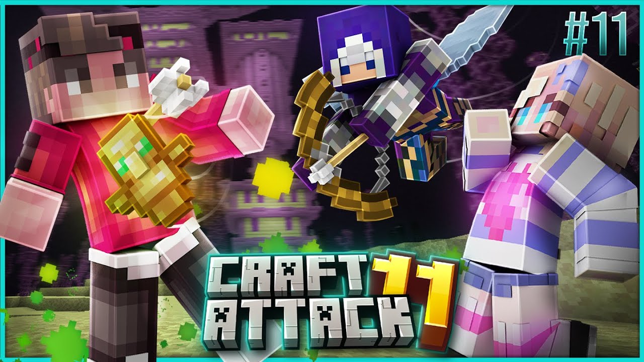 GHG vs CRAFT ATTACK - ENDERDRAGON FIGHT & DRAMA 😲😭 | CRAFT ATTACK 11 Ep ...