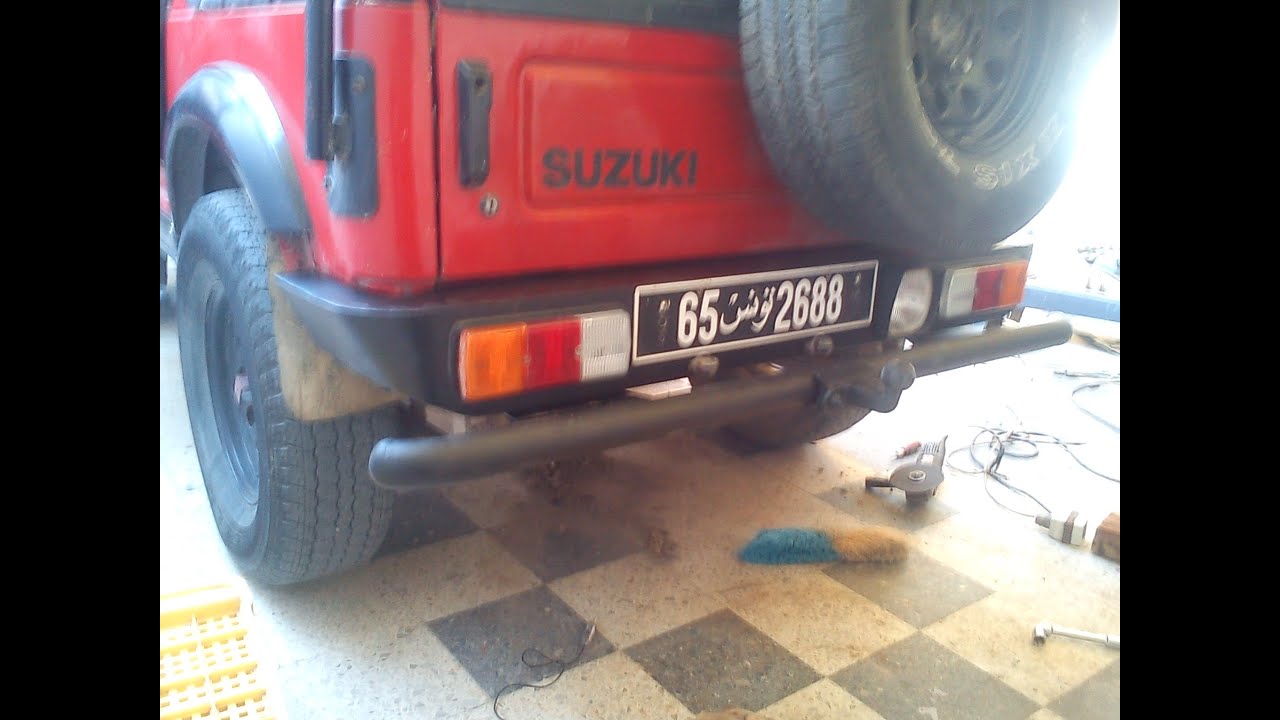 DIY REAR BUMPER SUZUKI SAMURAI - YouTube