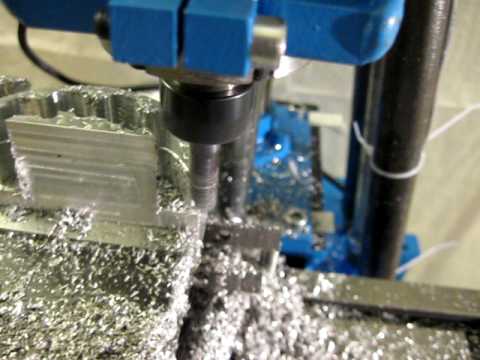 Contour milling with Chip thinning - YouTube