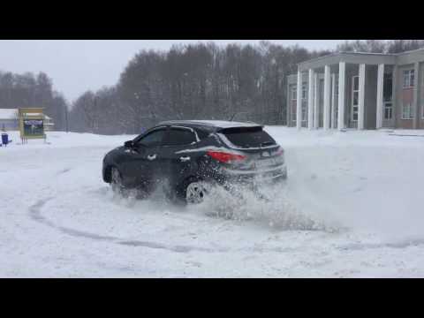 Рисуем круги. Дрифт Hyundai IX35, Волочиск