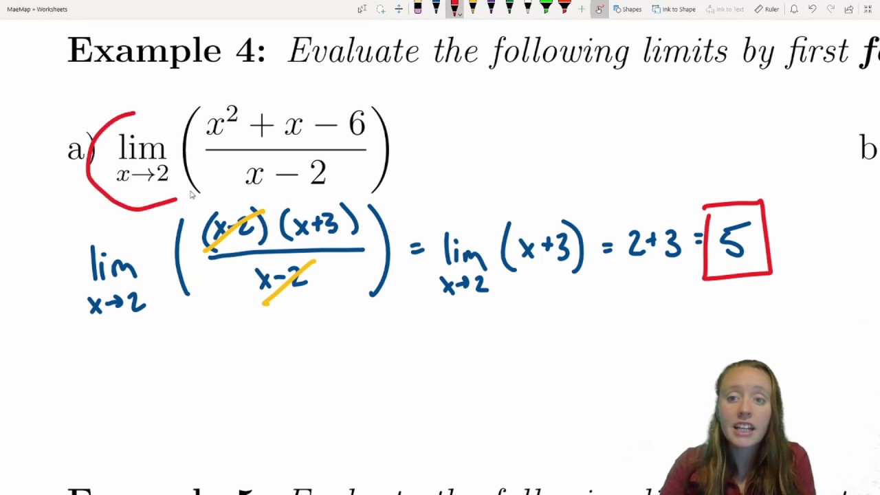 Evaluate Simple Limits- (Calc1-Examples#3) - YouTube