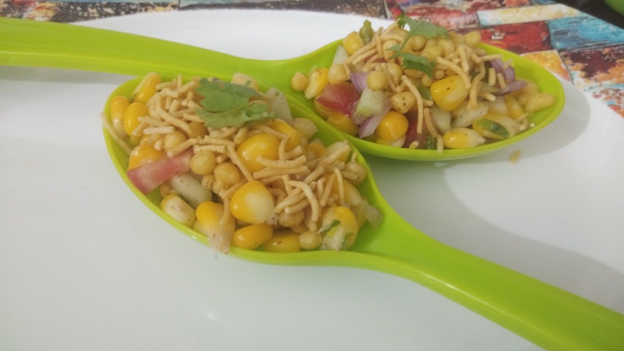 Corn chat || corn chaat recipe || sweet corn chaat || recipe for corn ...