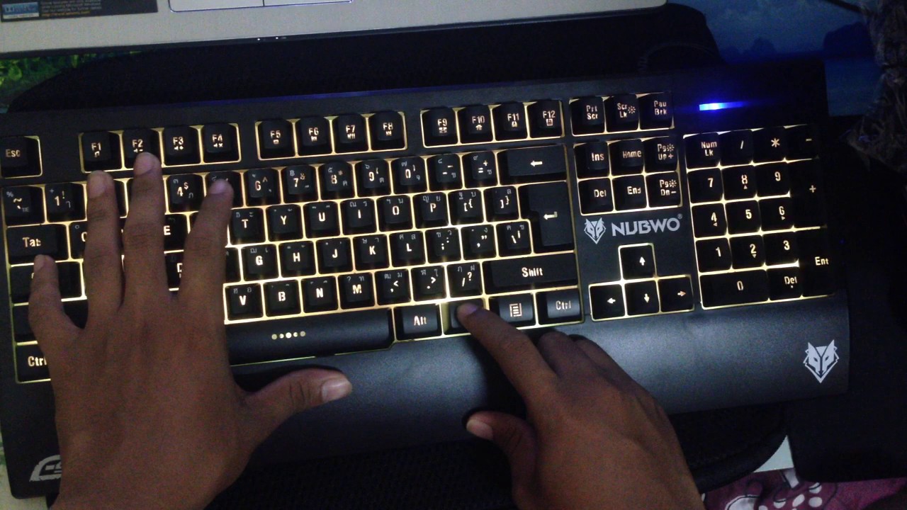 รีวิวจริง l Ep.1 I keyboard Gaming NUBWO NK-30 ราคาไม่ถึงพัน !!! - YouTube