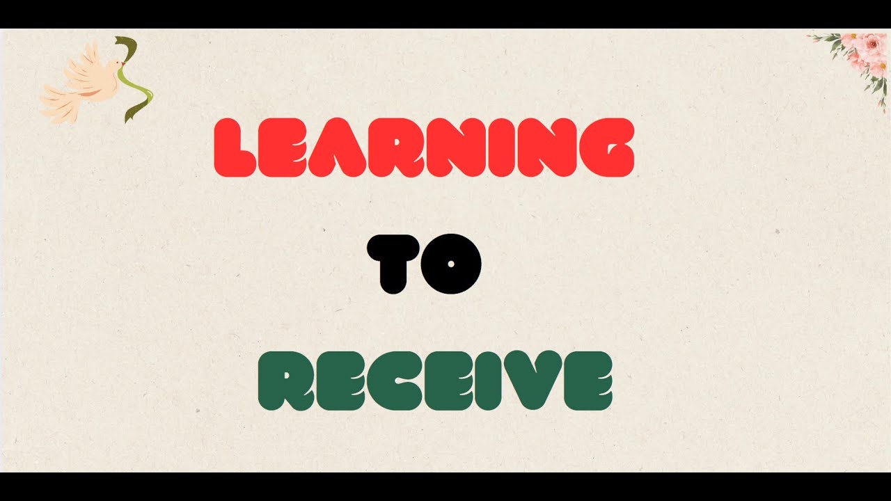 Learning To Receive || 2 Minutes Devotion || 22.02 - YouTube