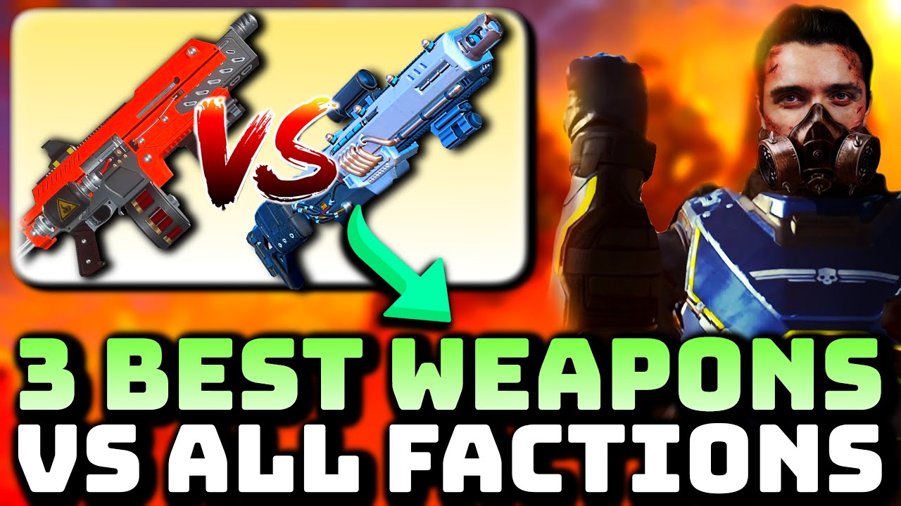 HELLDIVERS 2 TOP 3 BEST WEAPONS THAT DESTROY ALL FACTIONS, BEST PRIMARY ...