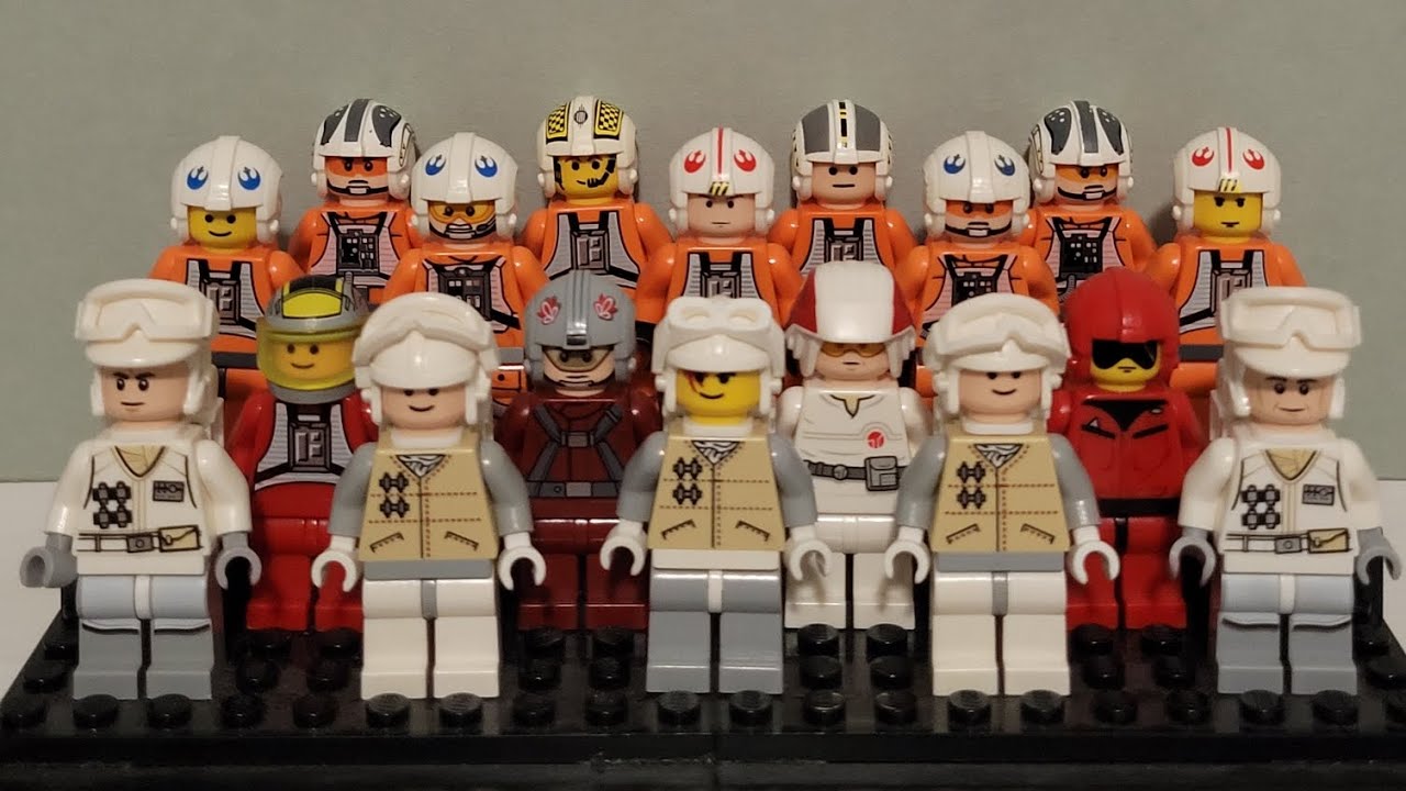 All of my lego Star Wars pilots in my collection. - YouTube