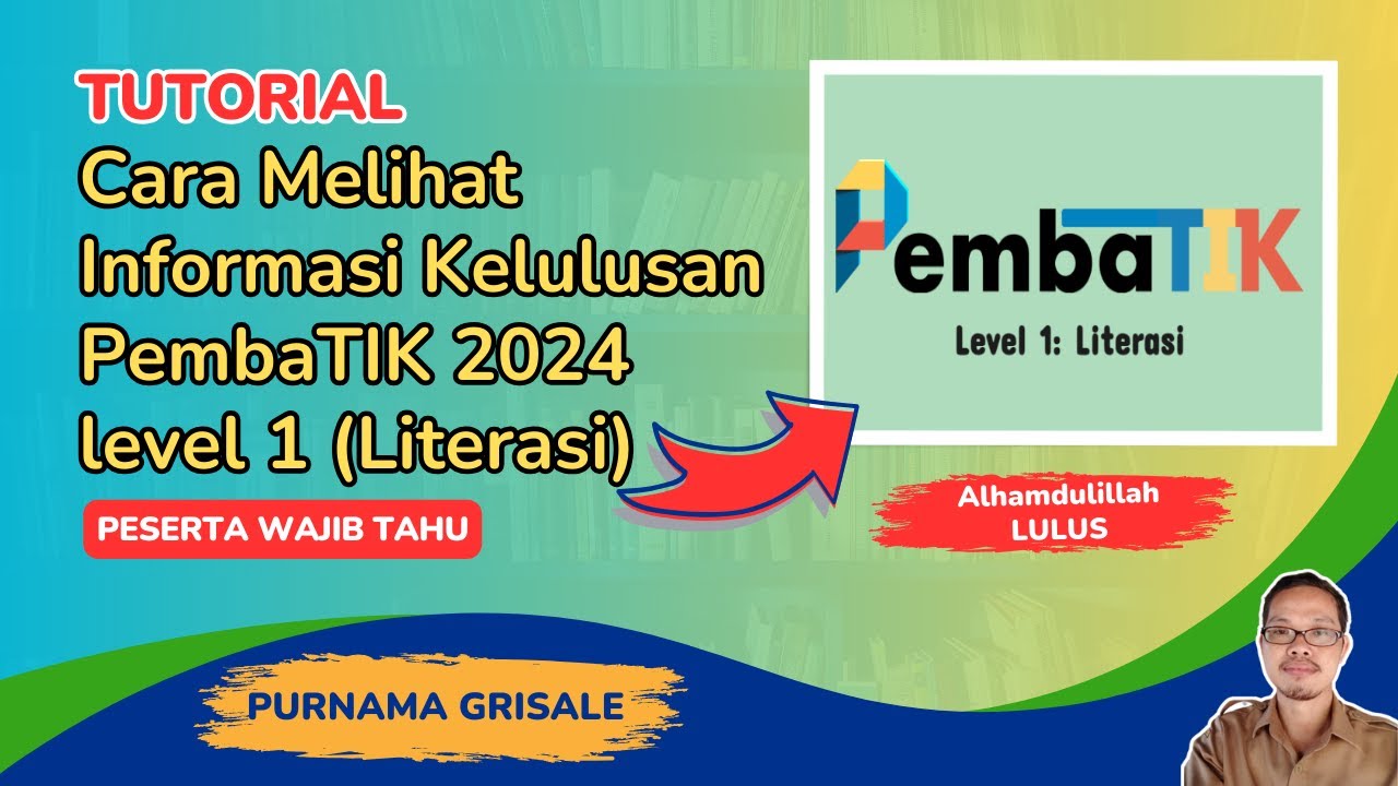 Cara Melihat Pengumuman Kelulusan Pembatik 2024 Level 1 - YouTube