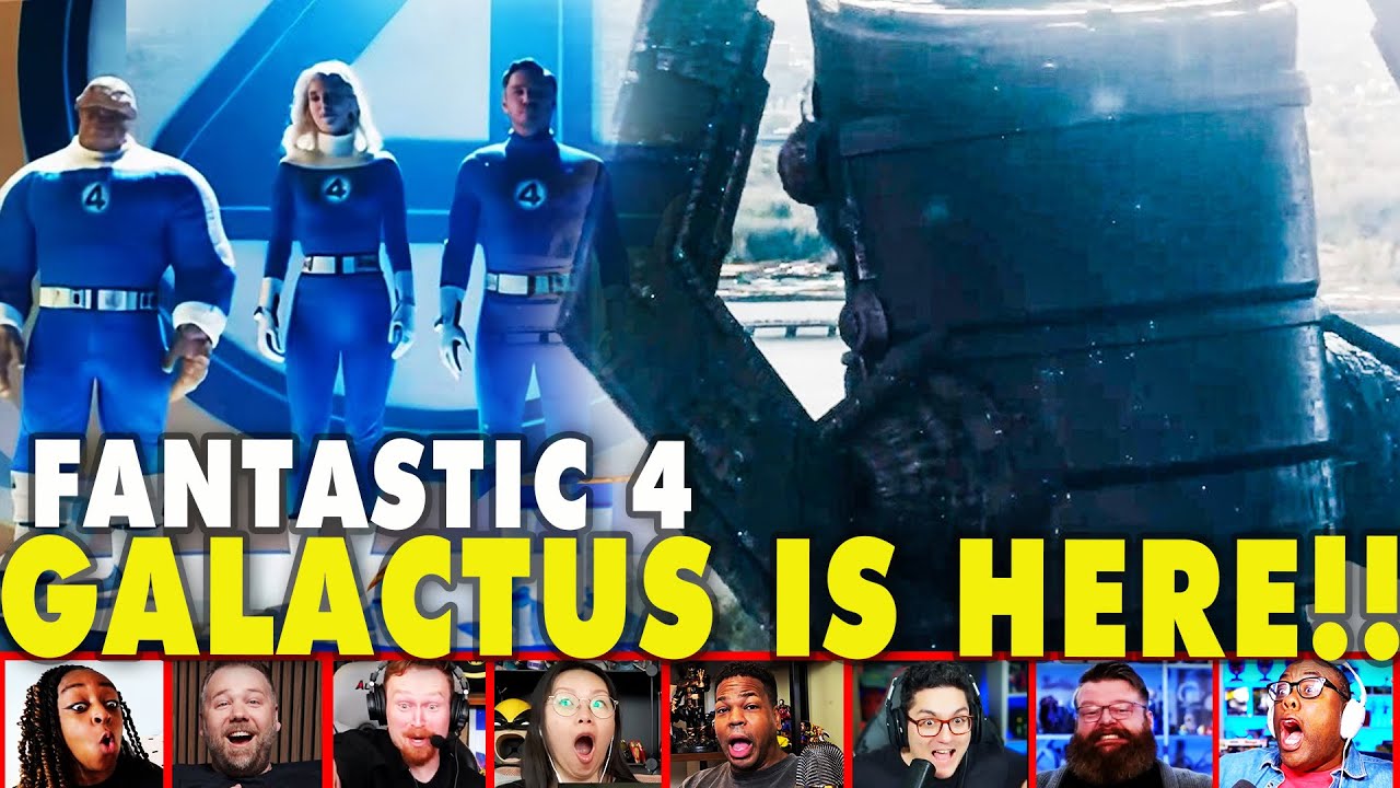 Reactors Reaction To Seeing Galactus On The Fantastic Four First Steps ...