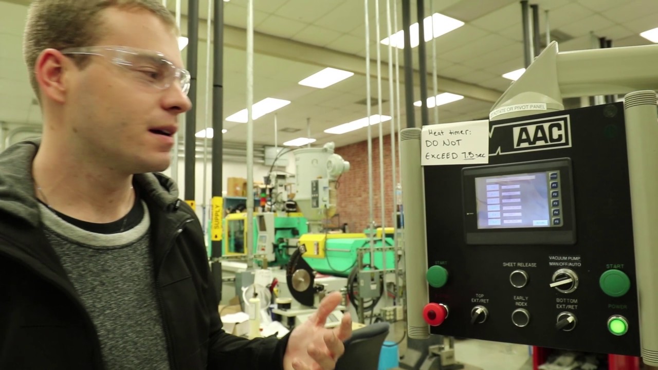 MAAC Thermoformer Operation Procedure - YouTube