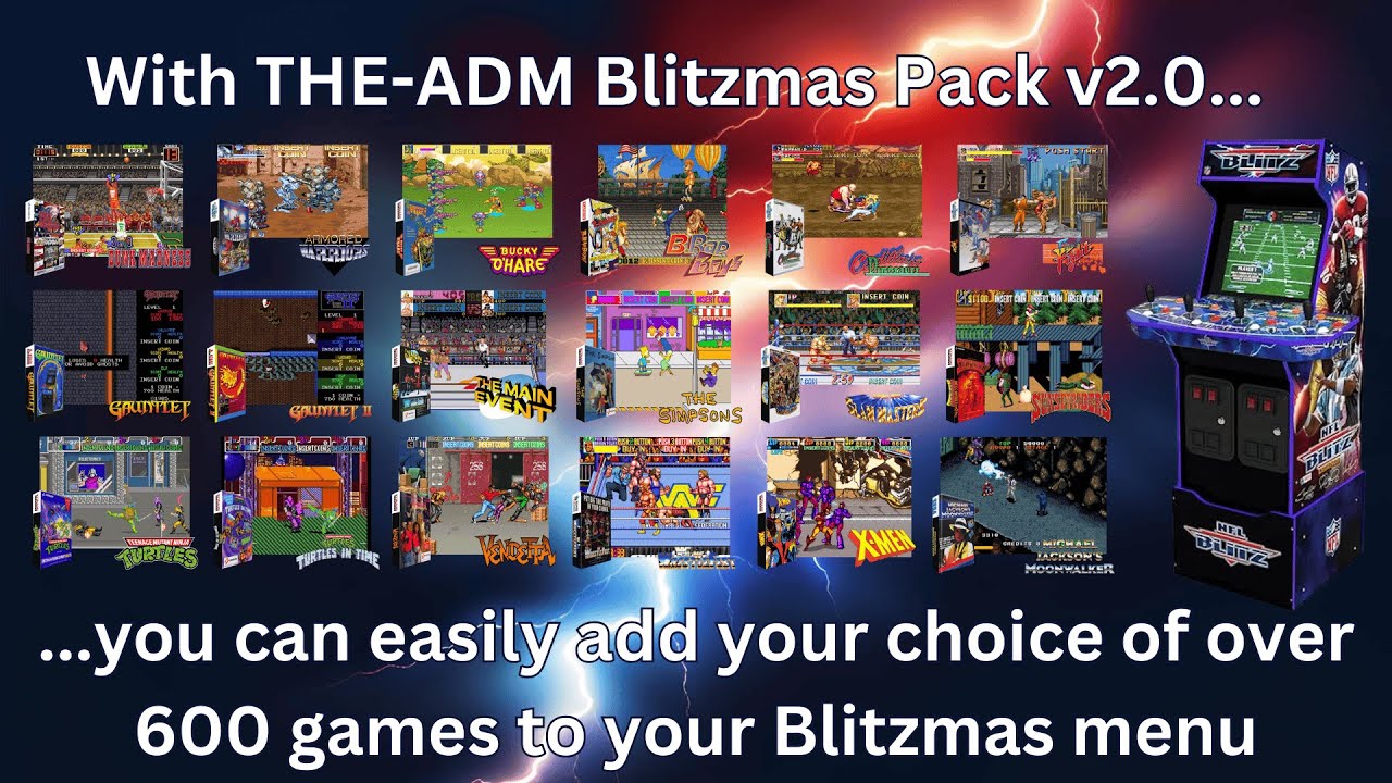 How to add, remove and sort games in THE ADM Blitzmas Packs. Works on ...