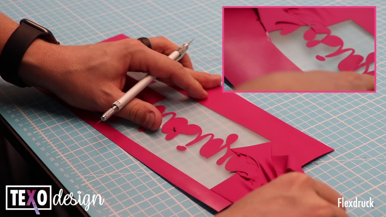 Was ist ein Flexdruck (Textildruck)? - YouTube