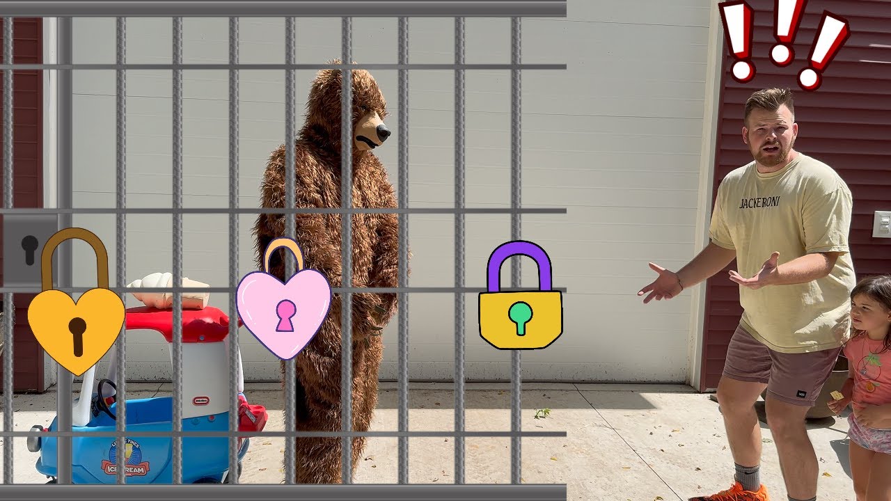 Jackeroni and Blair save Bear! #funforkids #jackeroni #funforkids # ...