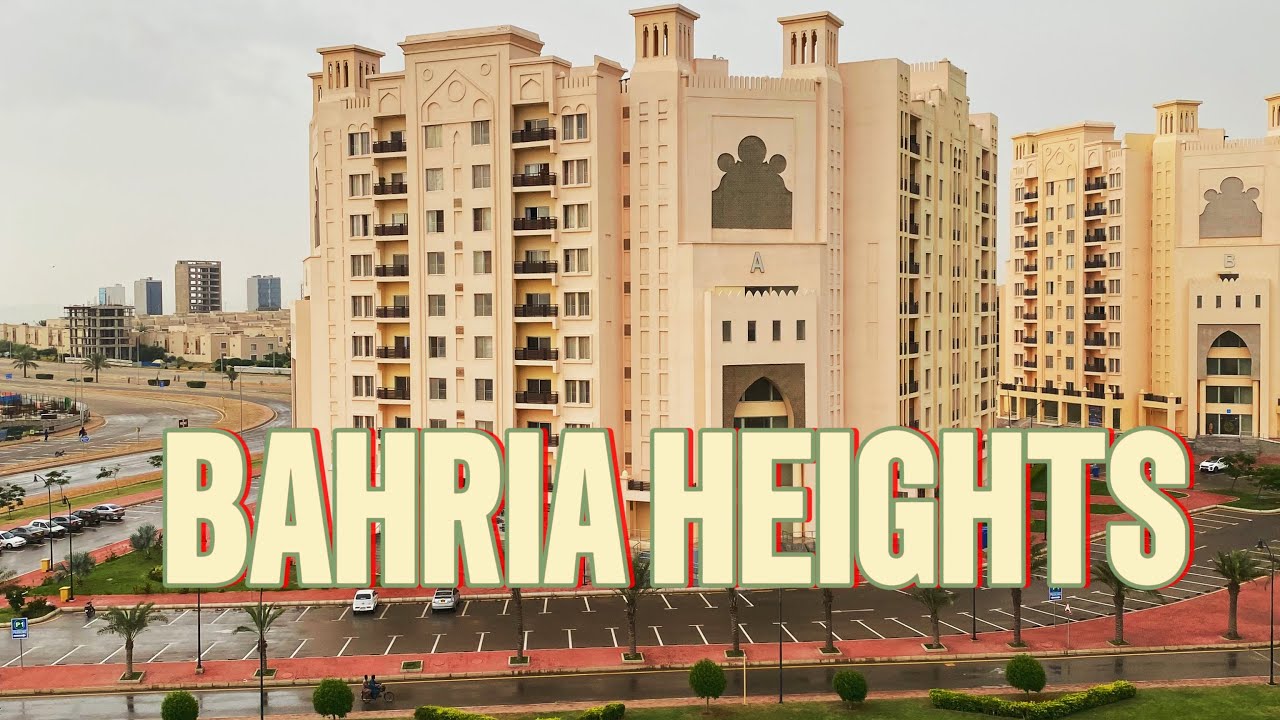Bahria Heights Karachi Outer Apartment View | Bahria Town Karachi - YouTube