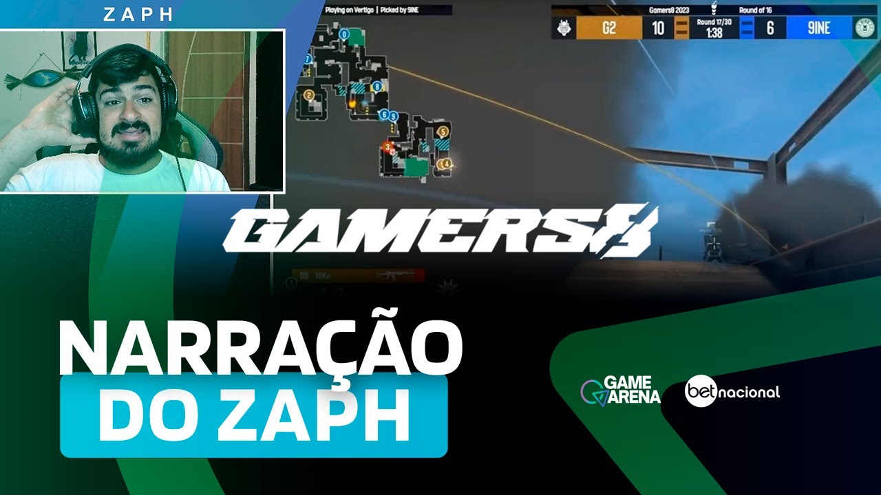 zaph narra em inglês o amasso da Vitality pra cima da NAVI na #Gamers8 ...