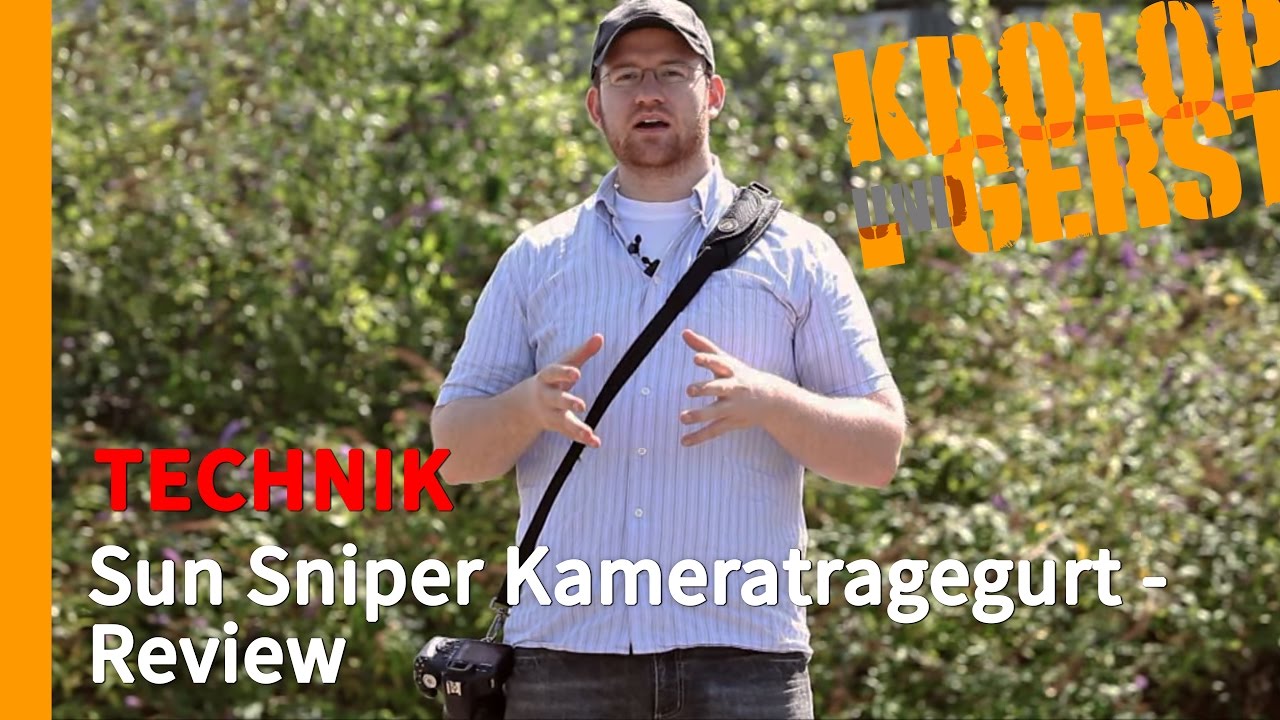 Sun Sniper Kameratragegurt - Review 📷 TECHNIK 📷 Krolop&Gerst - YouTube