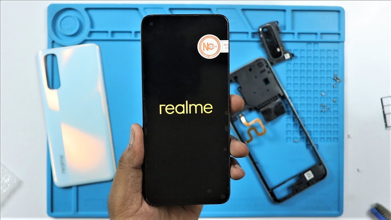 Realme 7 Display Replacement and Disassembly - YouTube