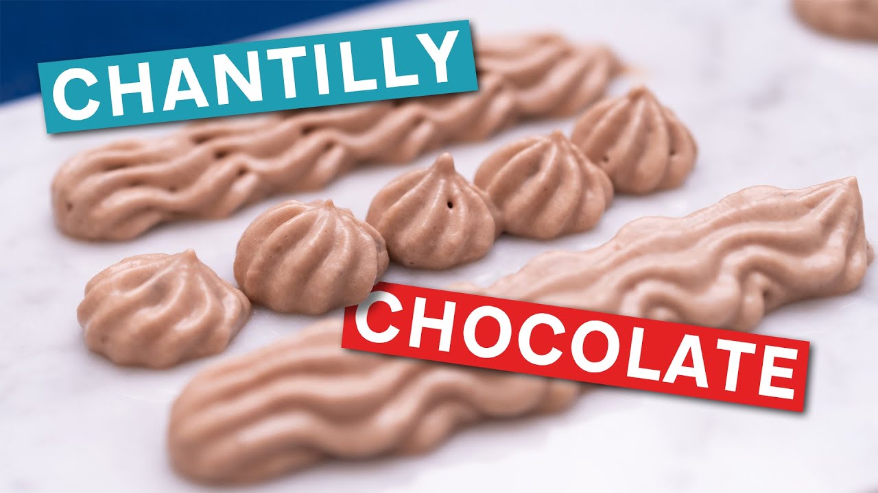 Como Preparar Chantilly de Chocolate - YouTube
