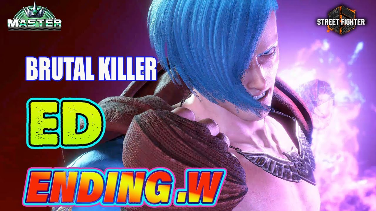 SF6 🔥 Ending Walker Dangerous ED ! Real Brutal Killer Gameplay ! - YouTube