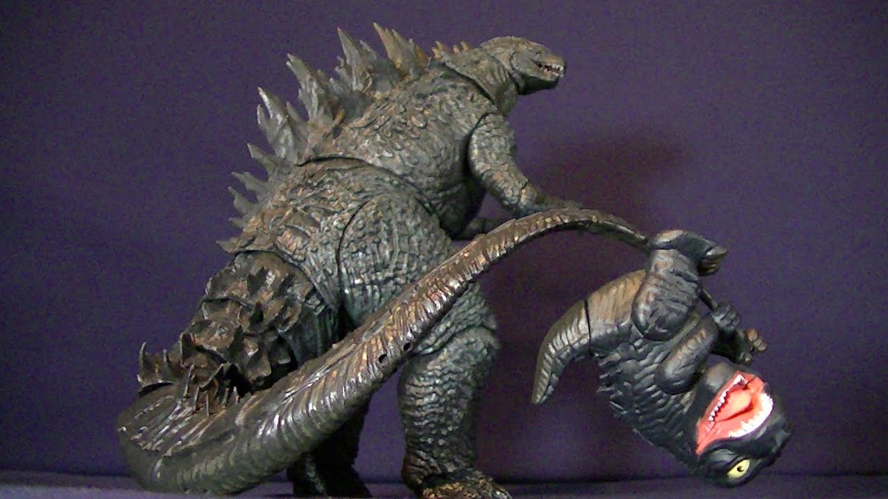 NECA GODZILLA SCALER 2014 CHIBI FIGURE REVIEW - YouTube