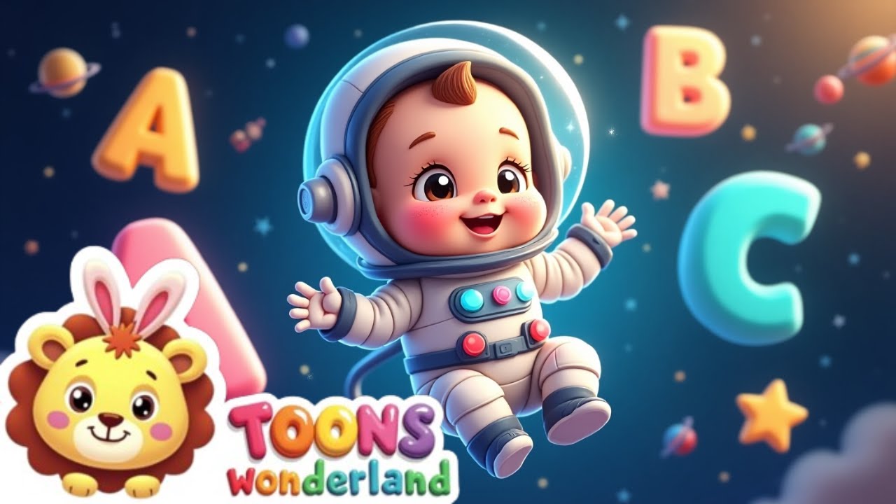 ABC Space Adventure 🚀 | Alphabet Song for Kids, ABCD Learning, Planets ...