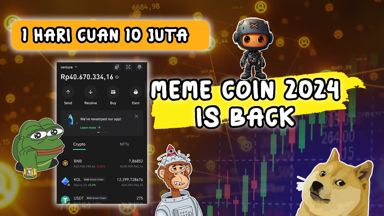 MEME SEASON 2024 | CUAN TIAP HARI !! #momoji - YouTube