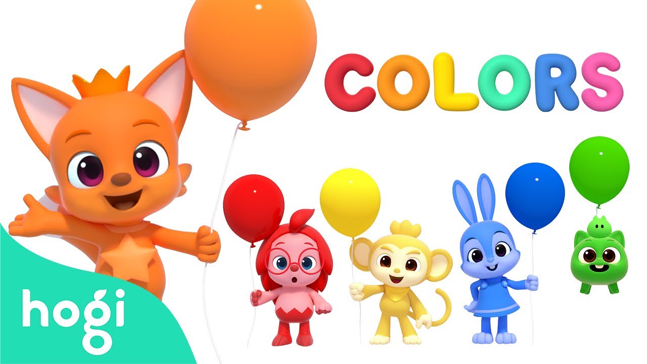 Learn Colors with Balloon | Kids Learn Colors | Pinkfong Hogi - YouTube