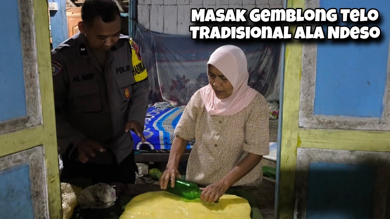 Ndeplok Gemblong & Nggiling Pakai Gendul Proses Masak Gemblong Telo Ala ...