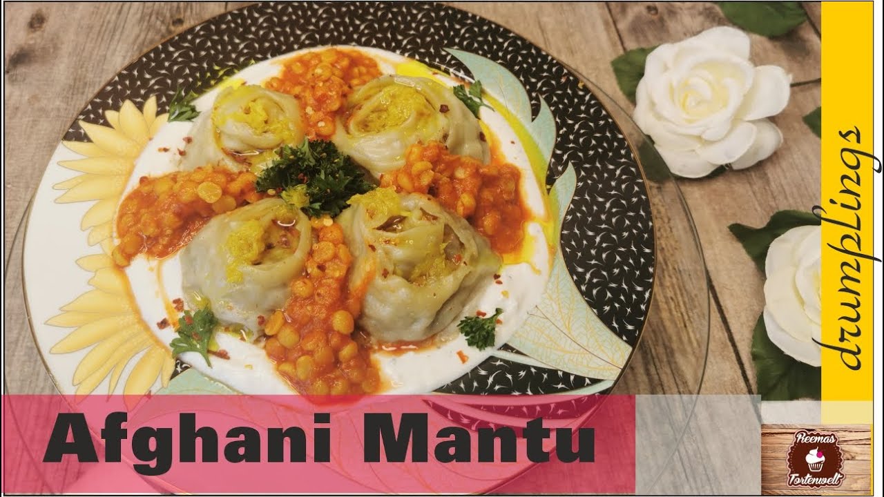 Mantu recipe / Mantu recipe without machine / Afghani drumplings / Best ...